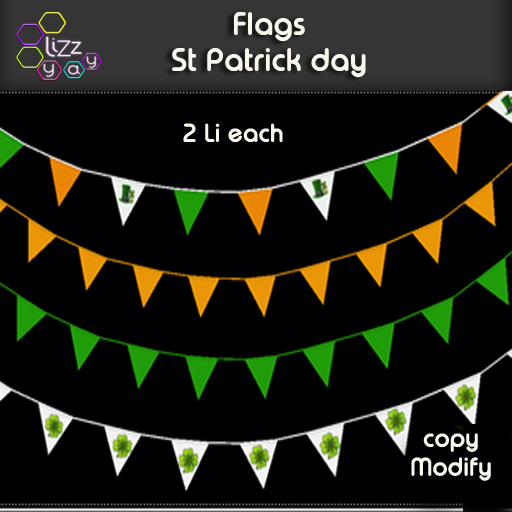 Second Life Marketplace - St Patrick flags